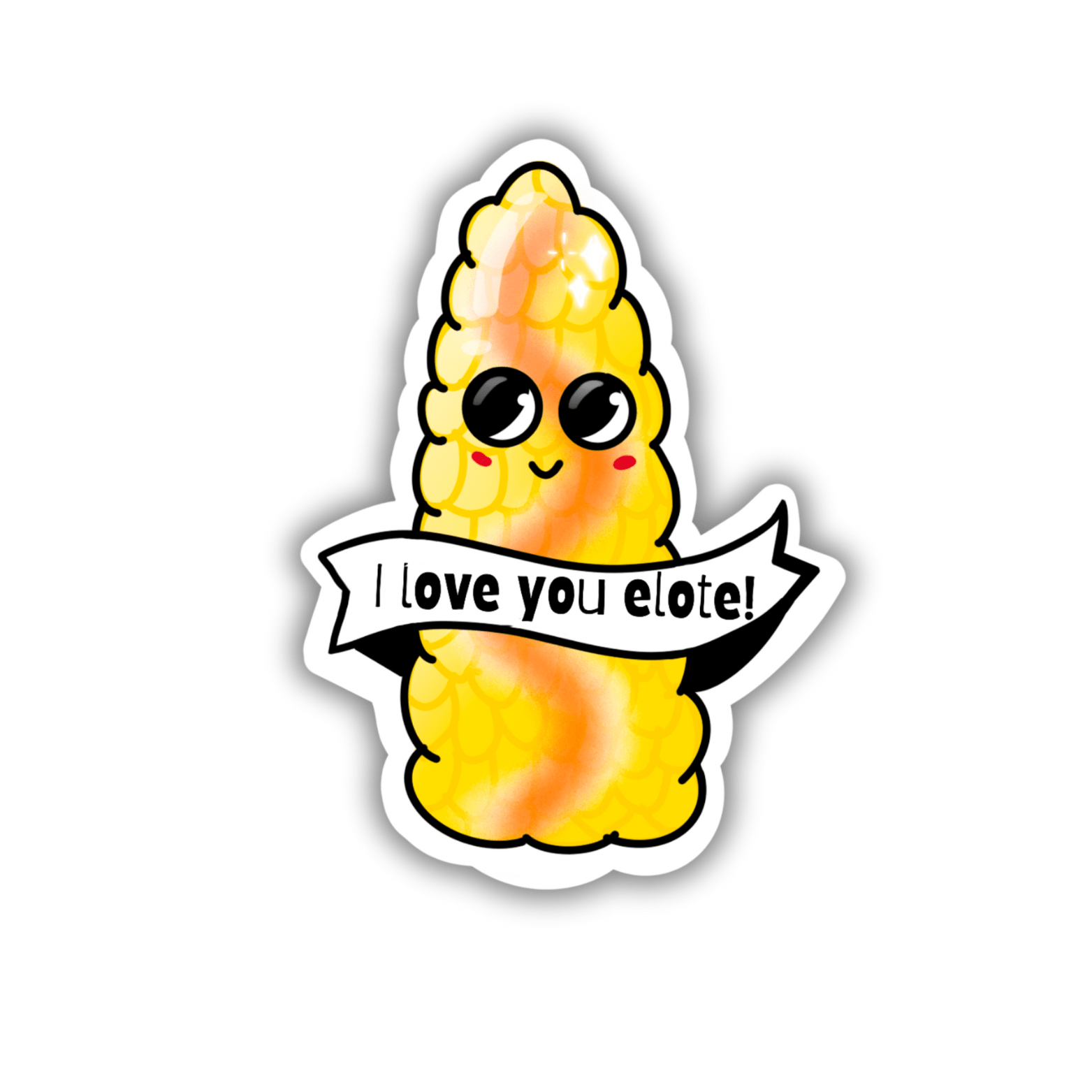 I Love You Elote Sticker - Gaec Studio – Tuma's Books