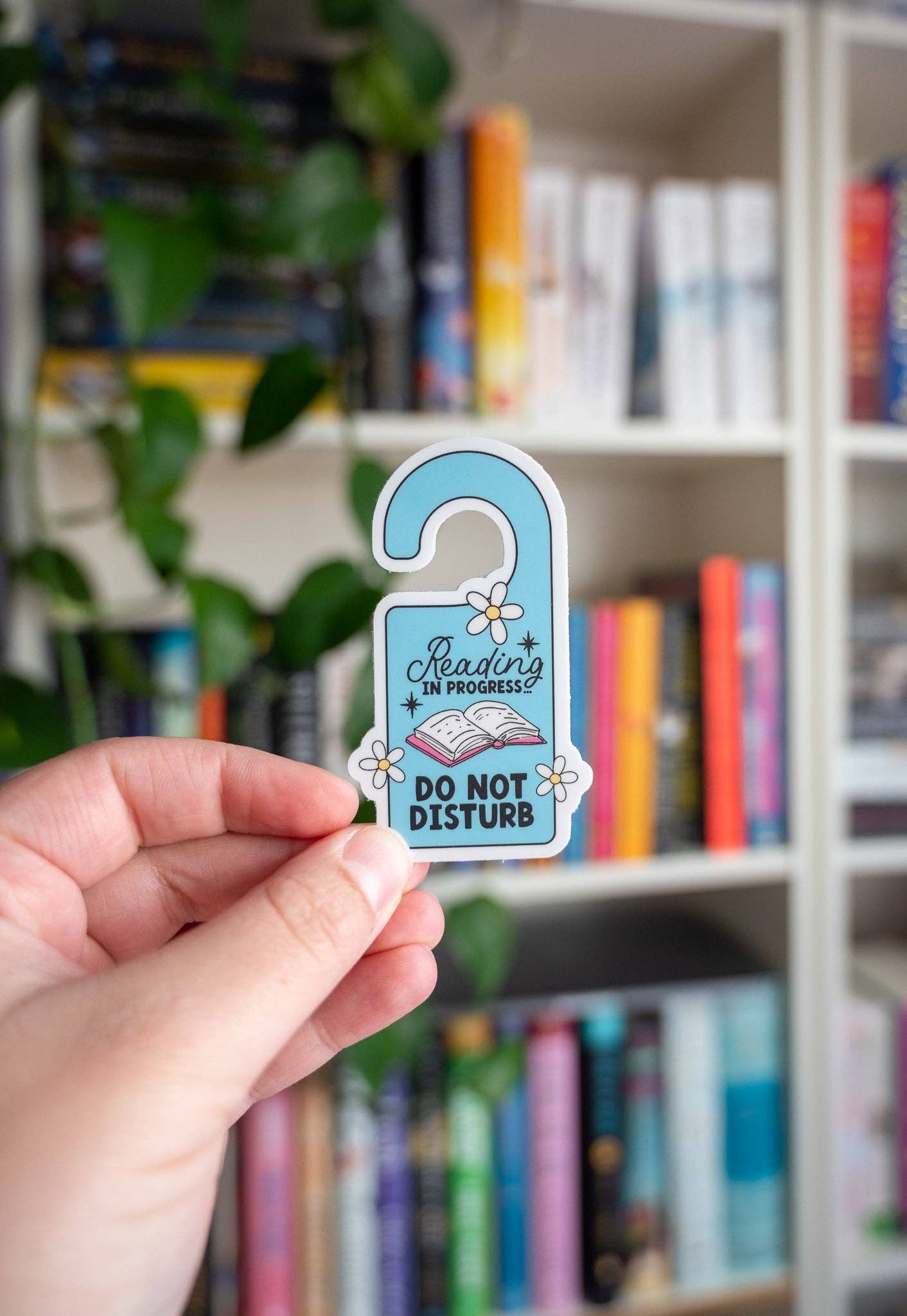 Reading - Do Not Disturb Vinyl Sticker - Created By Kelci – Tuma's Books