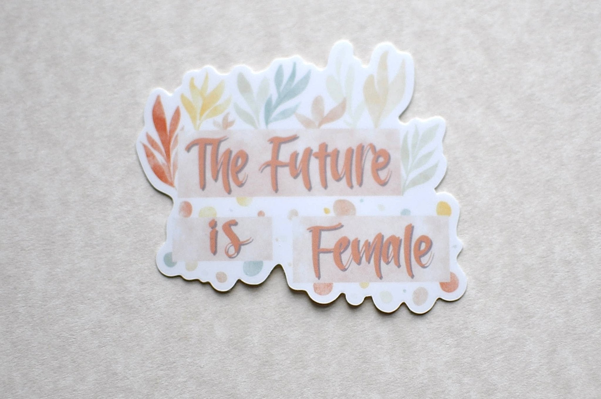 The Future Is Female Sticker - TokeiDesign – Tuma's Books